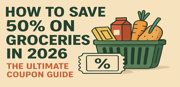 How To Save 50% On Groceries In 2026: The Ultimate Coupon Guide ...